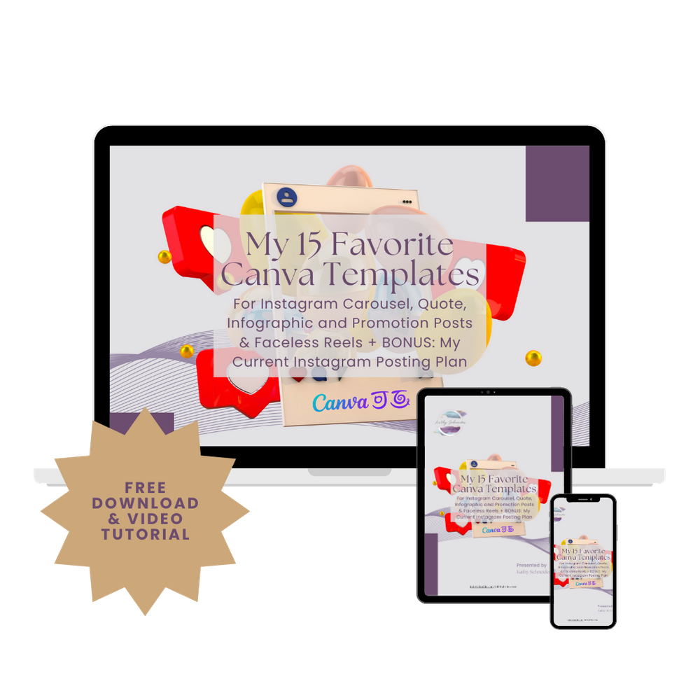 My 15 Favorite Canva Templates | Kathy Schneider